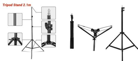 Portable 210cm Multifunction Tripod Stand Phone Live Camera Selfie