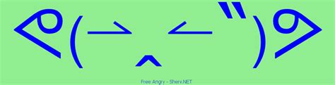 Free Angry Text Emoticon Free Text And ASCII Emoticons