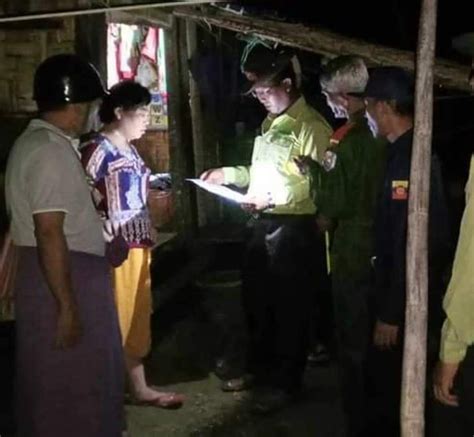 ဟိုင်းကြီးကျွန်းမြို့ရှိ နေအိမ်များကို ပြည်သူ့လုံခြုံရေးအဖွဲ့များက အချိန်မတော်ဧည့်စာရင်းစစ