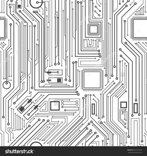 Vector Circuit Board Pattern At Vectorified Com Collection Of Vector Circuit Board Pattern