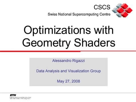 Geometry Shader Ppt