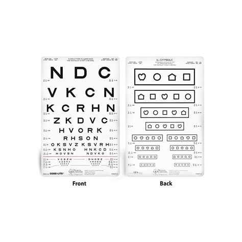 Lea Symbols® Masssloan Letter Distance Chart With Western University