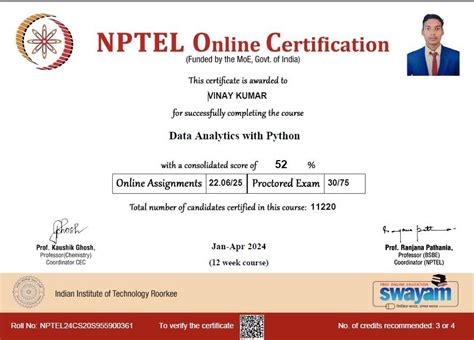 Dataanalytics Python Nptel Continuouslearning Certification