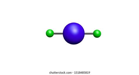 Beh2 Molecule Structure 3d Rendering 스톡 일러스트 1518485819