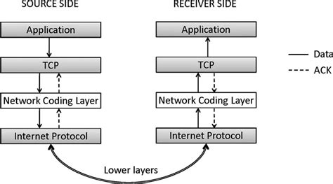 New Network Coding Layer In The Protocol Stack Download Scientific Diagram