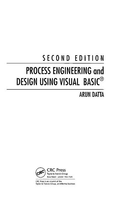 Pdf Process Engineering And Design Usingvisual · Pdf Filedesign Usingvisual Basic