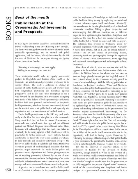 Pdf The Epidemiological Approach