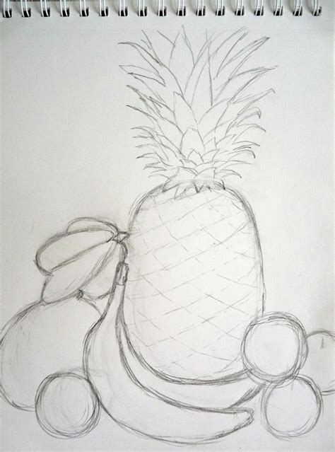 Still Life Drawing Fruits Easy At Shirl Wright Blog