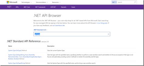 The Net Api Browser