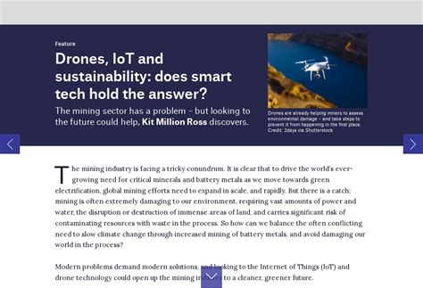 Can Smart Tech And IoT Help To Address Sustainability Mine Issue February