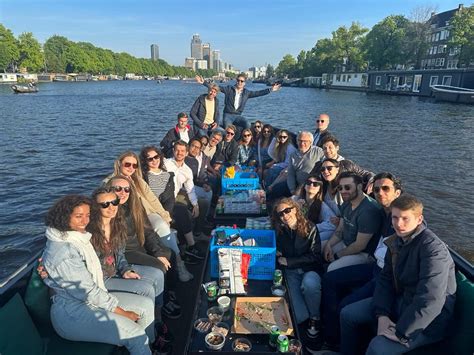 sayan datta on linkedin transferz teambonding funatwork boatride amsterdam celebrations