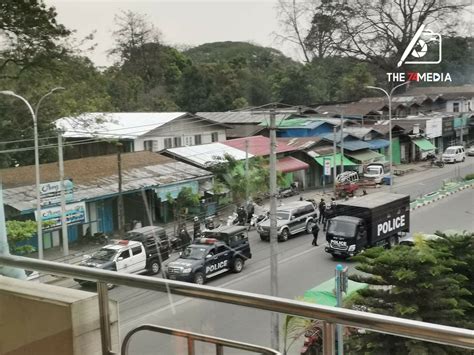 မြစ်ကြီးနား သပိတ်စစ် ကြောင်း အောင်နန်းကက်သလစ်ဘုရား ကျောင်းဝင်းအတွင်း ပိတ်မိ နေ The 74 Media