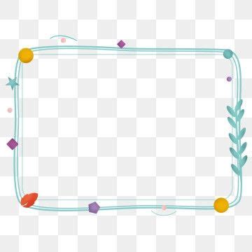 Hand Drawn Geometry Text Border