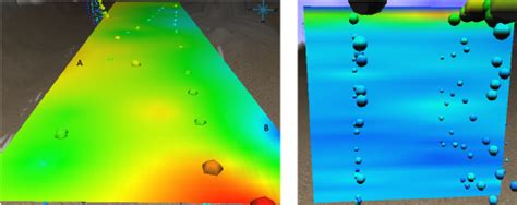 On The Left Is A View Of A Chlorophyll Mapped Volume Slice Along The Download Scientific