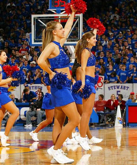 Kansas Jayhawks Cheerleaders Sports Illustrated