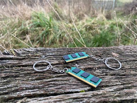 Computer Ram Circuit Board Pcb Keychain Etsy