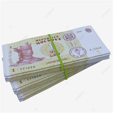 1 Moldovan Leu Stack Pile Moldovan Leu Stack Pile 1 Moldovan Leu