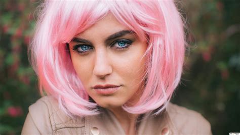 Pink Hair Girl 4k Wallpaper Download