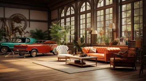 Premium Photo Vintage And Retro Interiors Interior Design