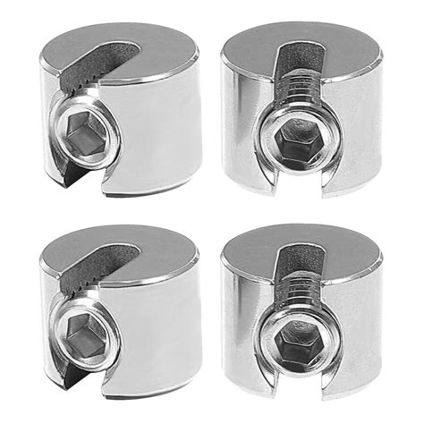 4 Pcs Wire Rope Clamp Fastener For Tension Cable Wire Clamp Cable Clip