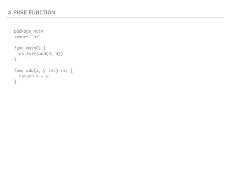 An Introduction To Functional Programming With Go Redux Ppt