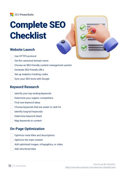 Checklist Seo