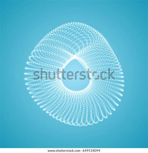 Abstract 3d Connection Structure Geometric Shape Stock Vector Royalty Free 649518094