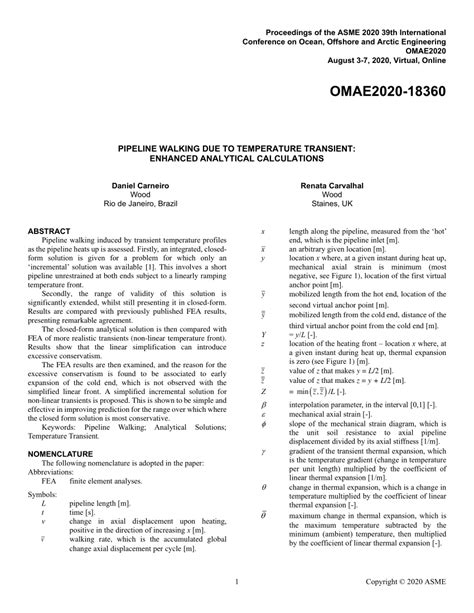 Pdf Pipeline Walking Due To Temperature Transient Enhanced Analytical Calculations
