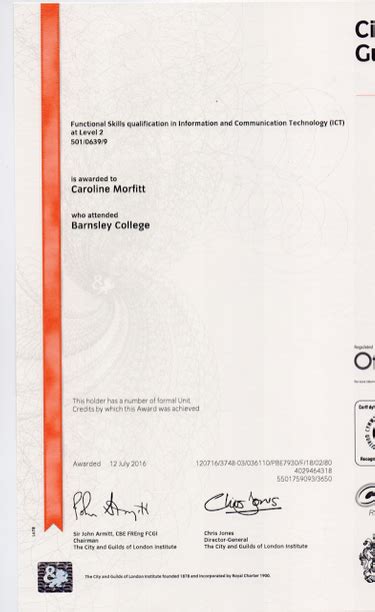 Functional Skills Qualification In Information And Communication Technology Ict At Level 2