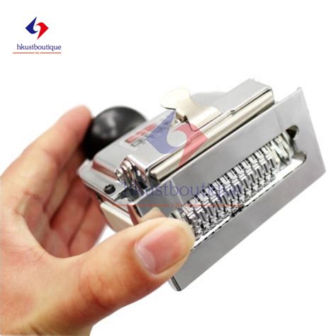 Metal Number Machine 7 Position Automatic Numbering Machine Marking Digital Stamp Shopee