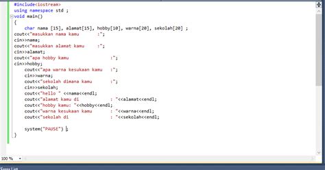 All In One Rb Membuat Program Hello World Dengan C