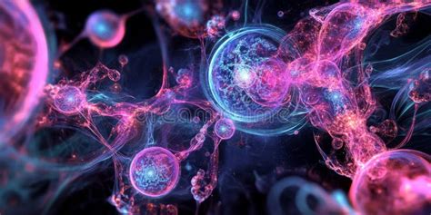 A Mesmerizing Futuristic Ai Driven Nanotechnology Lab Displaying Glowing Cybernetic Molecular