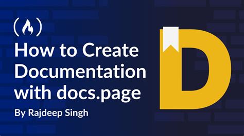 How To Create Documentation With Docspage A Beginners Tutorial