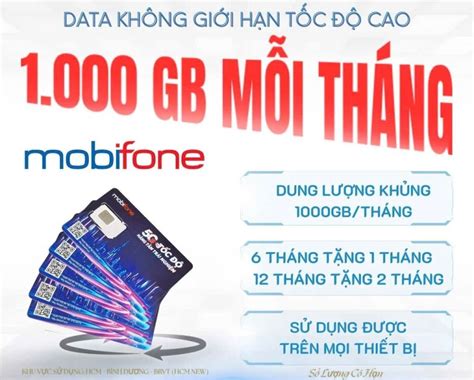 Đã Xong Sim Data Mobifone1000gb1tháng Trọn Gói 14 Tháng 979k Bh