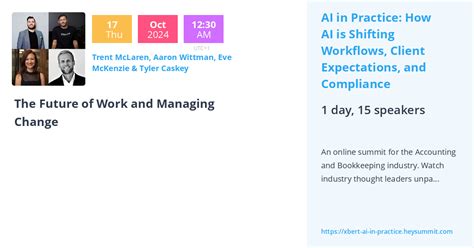 Aaron Wittman Ai In Practice How Ai Is Shifting Workflows Client Expectations And Compliance