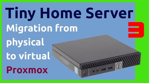 Migrate A Physical Server To A Virtual Machine On Proxmox YouTube
