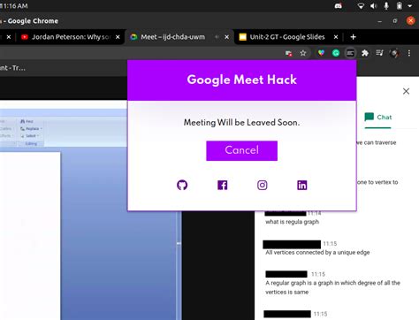 Github Programmergaurav Google Meet Hack Google Meet Auto Leave Extension