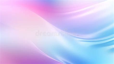 Colorful Soft Gradient Abstract Flowing Background Ai Generated Stock Illustration
