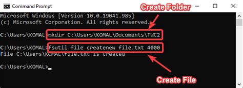 Manage Files And Folders Using Command Prompt In Windows 11