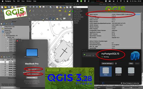 Qgis Tipp Qgis 3 28 1 And Postgresql V15 Auf Macm1 Unter Ventura 13 Geoobserver