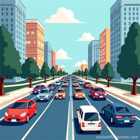 Traffic Studies Visualization Stable Diffusion Online