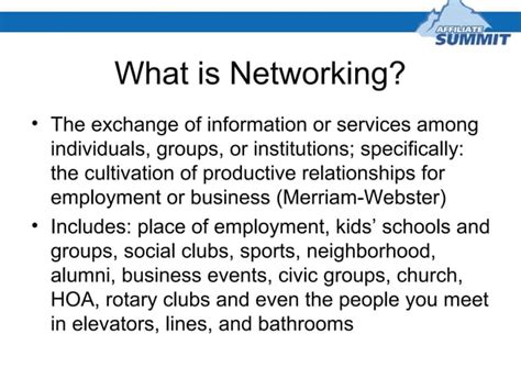 Getting The Most Out Of Networking Best Practices Revealed Ppt