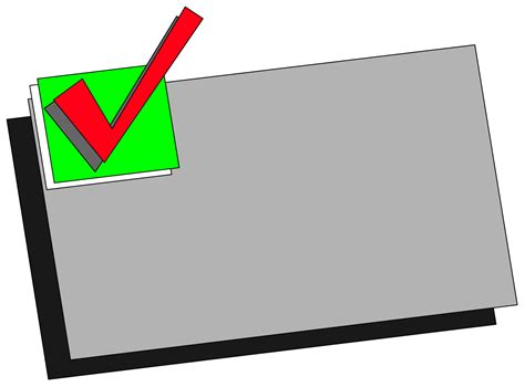 Checkbox Clipart Transparent FREE PNG SVG