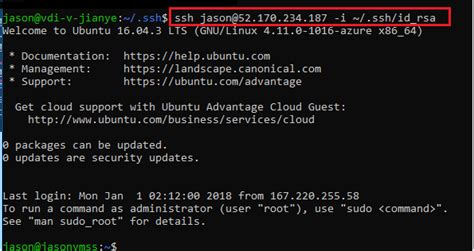 linux could not connect to azure ubuntu vm using win10 bash subsystem