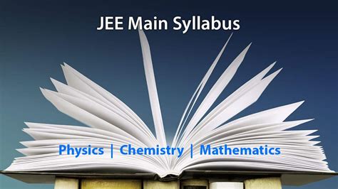 Jee Main Syllabus 2025 And 2026 Topic Wise Syllabus Careerorbits