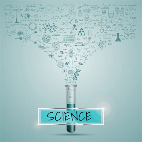 Free Vector Science Background Design
