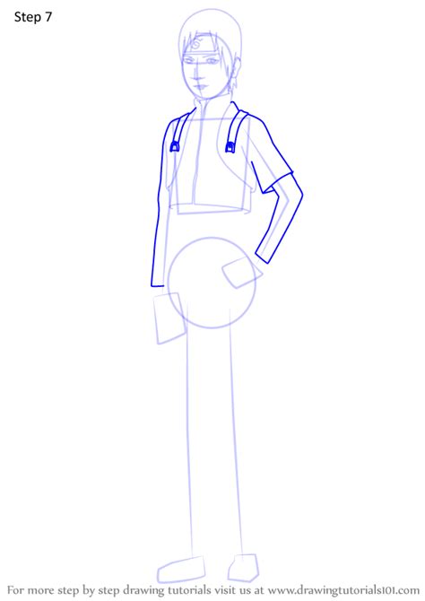 How To Draw Sai From Naruto Naruto Step By Step DrawingTutorials Com