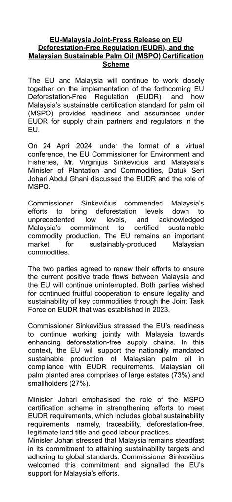 Palm Oil News 0424 Cspo Watch Cspo Watch