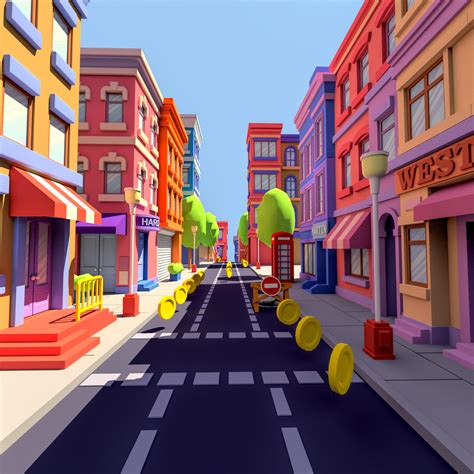 Artstation Runner Game 3d Art