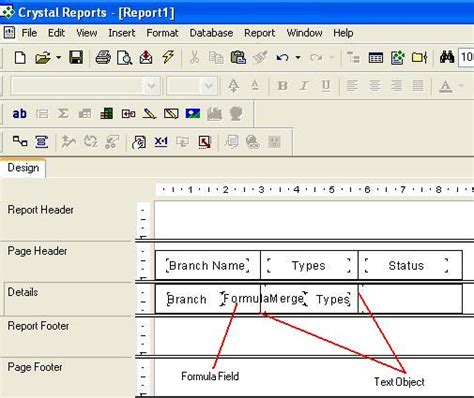 C How To Merge Columns In Crystal Report Stack Overflow